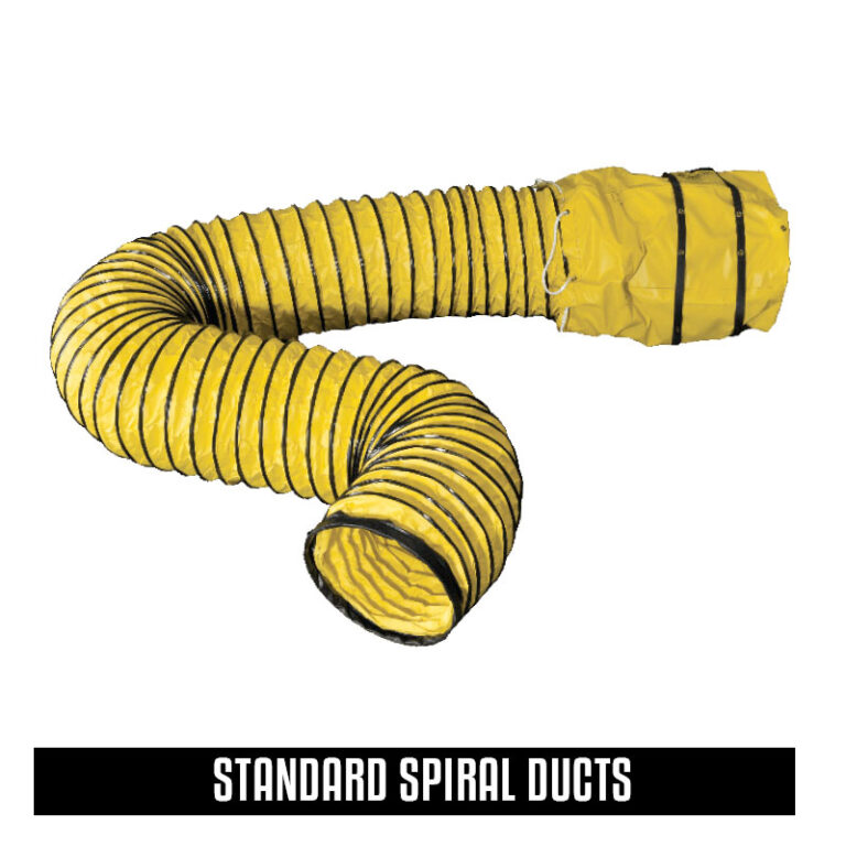 Ducts: Standard Spiral Duct - Super Vac Ventilation Fans